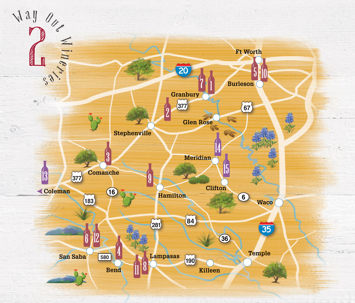 Way Out Wineries Trail - Edible Dallas and Fort Worth