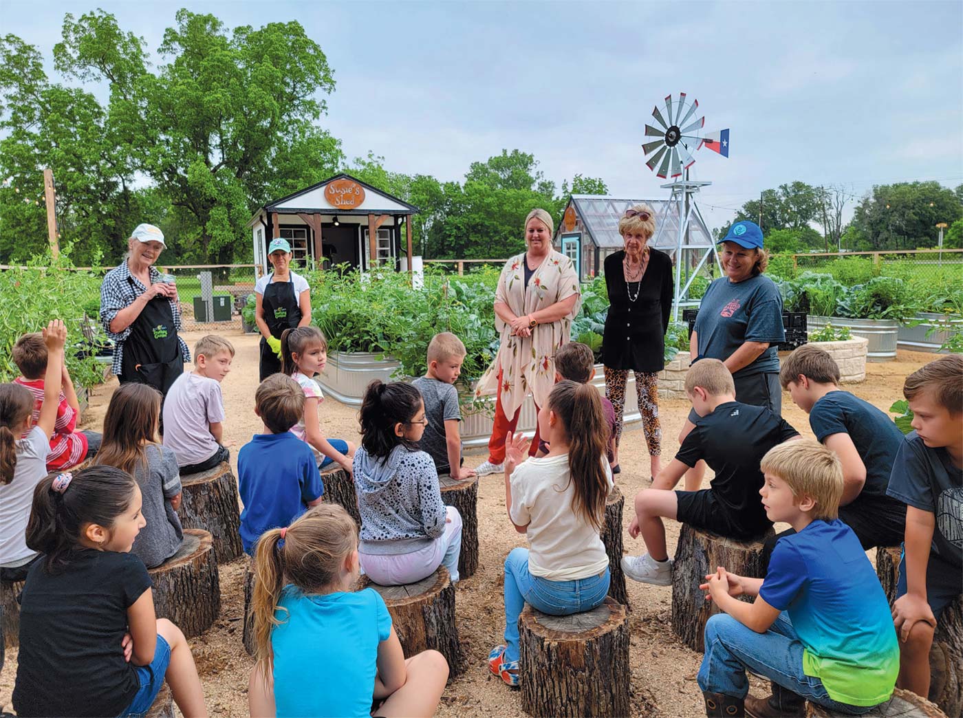 Miss Fran's Teaching Garden Tool Elementary School - Edible Dallas and ...