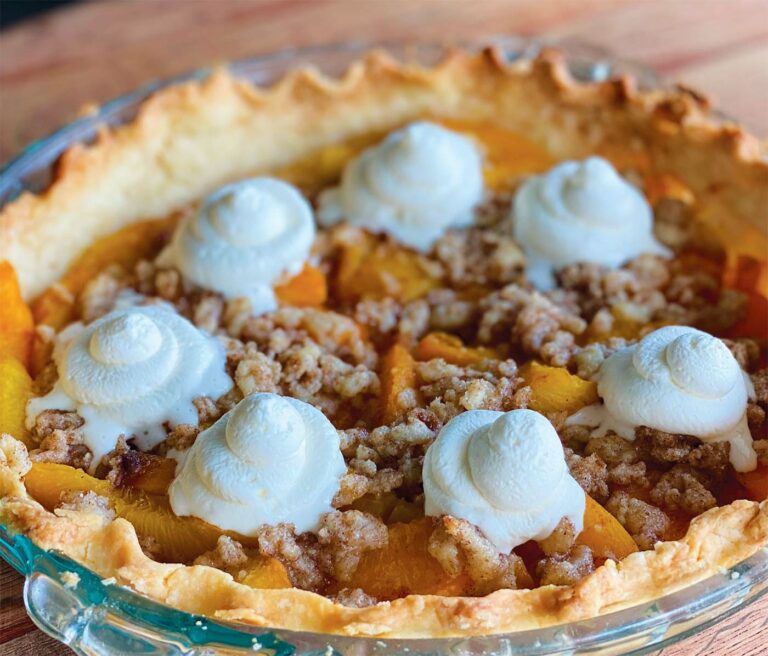 Duck-Fat Peach Pie - Edible Dallas and Fort Worth